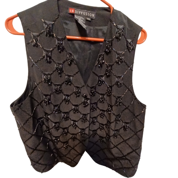 IB diffusion | Jackets & Coats | Ib Diffusion Vest Womens 6w Black ...